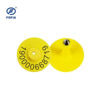 China 5g Linear Polarized Electronic Ear Tags Ø30.5±0.2mm Cattle Cow  960MHz 5.7mm for sale