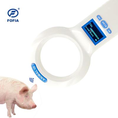 China Built-In System Clock RFID Microchip Scanner With 3 AA Power Supply for sale