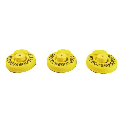 China Animal Management RFID Ear Tag for Livestock with 17cm Reading Distance for sale