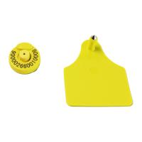 China ISO Standard RFID Ear Tag for Livestock Management Animal Identification for sale