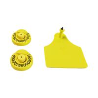 China 134.2KHz RFID Ear Tag for Livestock Management Animal Identification Tension 350N for sale
