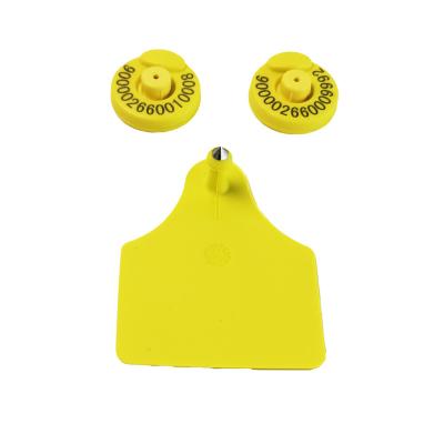 China PEUR RFID Ear Tag Within Operation Temperature 17cm For Livestock Management for sale