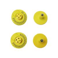China Livestock Identification Cattle Ear Tags 134.2KHz With Radio-Frequency for sale