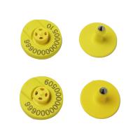 China IEC 68-2-6 Vibration Standard Cattle Electronic Ear Tag For Livestock Anti-Collision Standard IEC 68-2-27 for sale
