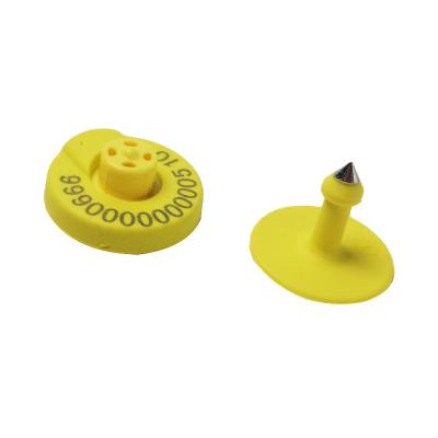 China Custom PEUR Electronic Ear Tags 134.2KHz Frequency For Cattle for sale