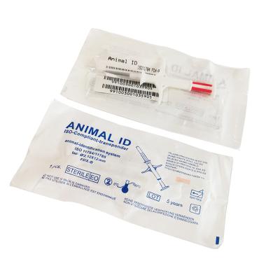 China 6 Adhesive Stickers Iso Transponder Microchip Ip67 Anti Collision Standard Track Dog for sale
