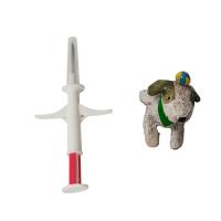 China Fofia 2026 Hot Selling RFID 134.2kHz Animal ID Microchip Integrate Type Ear Tag ZS009 Waterproof for Cattle Pet Injection for sale