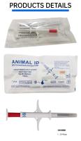 China Fofia 2026 Hot Selling RFID 134.2kHz Animal ID Microchip Integrate Type Ear Tag ZS009 Waterproof for Cattle Pet Injection for sale
