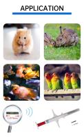 China Fofia 2026 Hot Selling RFID 134.2kHz Animal ID Microchip Integrate Type Ear Tag ZS009 Waterproof for Cattle Pet Injection for sale