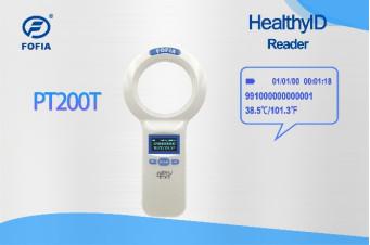 China 134.2KHz High Scan Sensitivity Animal Microchip Scanner 1000 Records Memory for sale