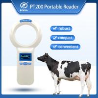 China 134.2KHz High Scan Sensitivity Animal Microchip Scanner 1000 Records Memory for sale