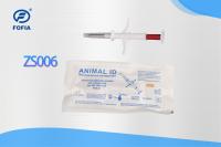 China ICAR Certified New Durable Waterproof RFID Animal Microchip ZS006 with IP67 for Dog Cat Cow Pig Sheep & Pet Injection Tag for sale