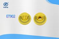 China Waterproof 134.2 Khz Electronic Cattle Tags Laser Printing for sale