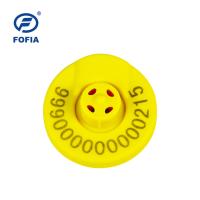 China FULL ICAR Certified  FDX-B Cattle Ear Tags RFID With Unshared ICAR Code 991 for sale