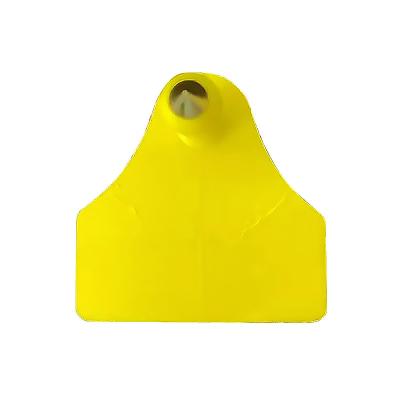 China High Durability PEUR Material RFID Ear Tag with 350N Tension for Livestock Tracking ISO11784/5 Compliant for sale