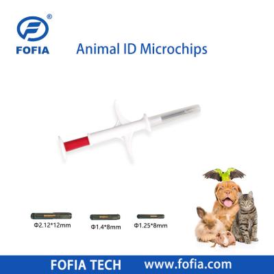China 134.2kHz ICAR EM4305 Implant RFID 1.25x7 1.4x8 2.12x12mm GlassTag Microchips Dog Horse sheep Micro Chip Animal Id Pet Microchip For Animals for sale