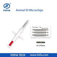 China 20 Years Performance Rfid Animal Chip Pet Id Injectable Microchips For Animals With Syringe for sale