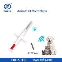 China Fofia 2026 Hot Selling RFID 134.2kHz Animal ID Microchip Integrate Type Ear Tag ZS009 Waterproof for Cattle Pet Injection for sale