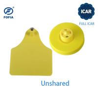 China FULL ICAR 30mm Diameter Bovine Electronic Ear Tags ISO11784/5 for sale