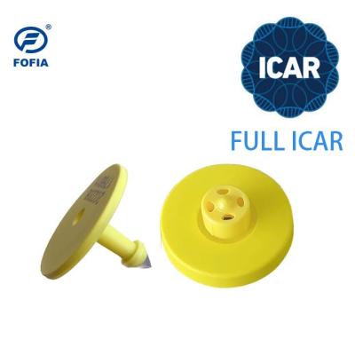 China FULL ICAR 30mm Diameter Bovine Electronic Ear Tags ISO11784/5 for sale