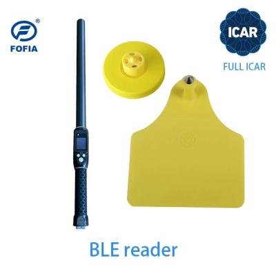 China ICAR Certified Electronic Cattle Ear Tags with Waterproof TPU Construction and 134.2kHz Frequency for Livestock Management for sale