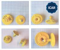 China Durable Electronic Ear Tags for Cattle Identification and Tracking Supporting Farm Management and Animal Monitoring Systems for sale