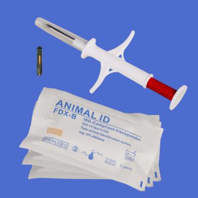 China 25°C To 50°C Temperature Range ISO 11784/5 FDX-B R/W Standard Animal ID Microchip For Control System for sale