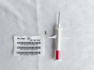 China ISO11784/5 FDX-B Animal ID Microchip For Animal Temperature Monitoring And Management for sale