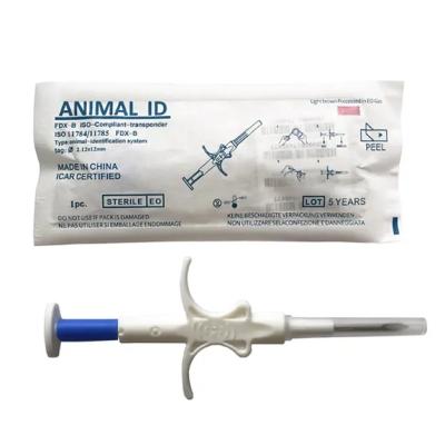 China FDX-B RFID Animal ID Microchip Highly Accurate 2.12*12mm/1.4*8mm for sale