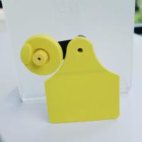 China 6.8g 5-Year Guarantee Electronic Ear Tag For Livestock, Ultra-Lightweight RFID Animal Identification for sale