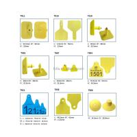 China RFID Ear Tag for Livestock Management with Large Size 76*118mm Middle Size 64*97mm and Small Size 57*80mm for sale