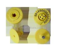 China Waterproof Anti-Shedding TPU Electronic Ear Tag for Cattle with 134.2KHz RFID Animal Tracking for sale