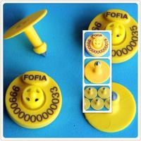 China Free Sample NFC RFID Ear Tag with 5 Years Guarantee for Livestock Animal Tracking for sale