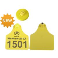 China FULL ICAR Certified  TPU Plastic RFID Ear Tag New Condition Crotales for Animals Top Farm Equipment Supplier From China for sale
