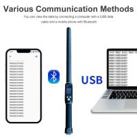 China Reading Distance 30 to 100cm Rfid Animal Reader Scanner Bluetooth Livestock Rfid Stick Reader Operation System All for sale