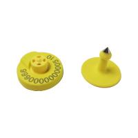 China RFID Electronic Animal Ear Tag 134.2KHz FDX HDX Compatible with Livestock Pig Sheep Cattle Printing Shops for sale