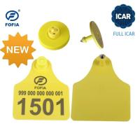 China Animal Tracking FULL ICAR Certified Electronic Ear Tag ISO 11784 785 Compliant RFID Livestock Tracking System Cattle Goat for sale