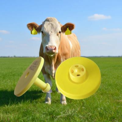 China Full ICAR Certified Durable TPU Electronic Ear Tags For Livestock With 134.2kHz Frequency for sale