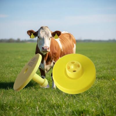 China Waterproof RFID Ear Tag for Livestock with 134.2kHz Frequency and ISO11784/5 FDX-B Standard for sale