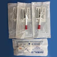 China Anti Collision Standard ISO11784 / 5 ISO Transponder Microchip 134.2Khz 1.25 * 8mm Tags for sale