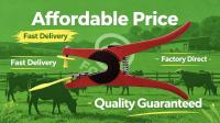 China Durable Ear Tag Applicator for different animals  identification compatible with ET915 electronic ear tags convenient and for farm for sale