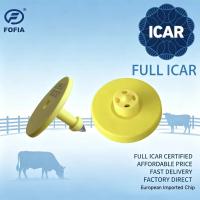 China Full ICAR Certified Durable Electronic Ear Tags for Cattle Management Featuring FDX-B TPU Technology Supporting Identification and Tracking for sale
