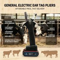 China Electric Ear Tag Applicator with Safety Button for Quick and Secure Tagging of Cattle Sheep and Other Farm Animals for sale