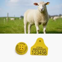 China Reading distance 22cm for FDX B Animal ID Tags Easy To Install Tags Designed for Accurate Animal Tracking and Management for sale