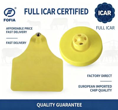 China Electronic Ear Tags ICAR certified durable TPU design for livestock tracking and comprehensive cattle management systems for sale