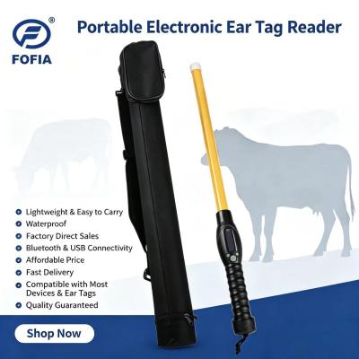 China RFID Stick Reader Featuring 12 Hour Battery Life OLED Screen and IP66 Dustproof Waterproof Rating for Harsh Environments for sale