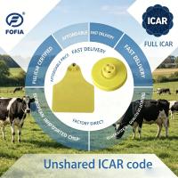 China FULL ICAR Certified Durable Electronic Ear Tags TPU  for Livestock Identification and Tracking Supporting Farm Management for sale