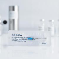 China ICAR Certified Sterilized Syringe Identification Microchip with ISO11784/5 FDX-B Standard and EO Gas Sterilization for Animals for sale