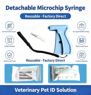 China ICAR Certified ISO11784/5 FDX-B 134.2KHz Transponder Microchip For Animal ID And RFID Tracking for sale