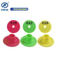 China Animal Ear Tags Plastic Pig Ear Tagger Identification Marker Customizable Logo Number Cattle Ear Tag With RFID Chip for sale
